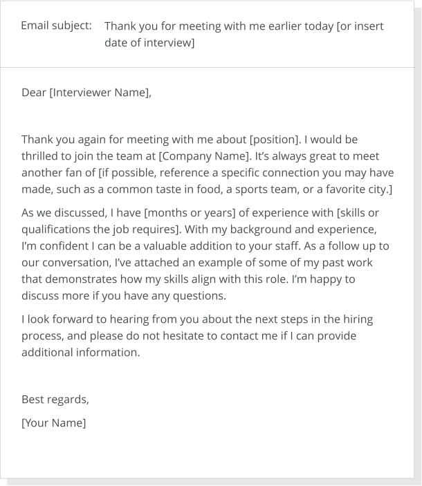 How To Write An Interview Thank You Email 2023 Guide