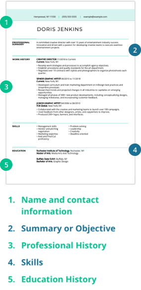Chronological Resume Format | View Templates, Examples & Tips